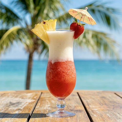 Miami Vice Cocktail Recipe